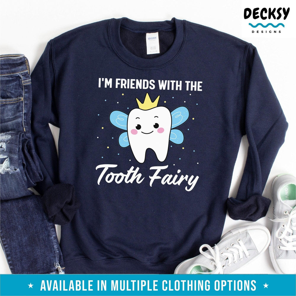 Tooth Fairy Shirt, Funny Dentist Gift | DecksyDesigns